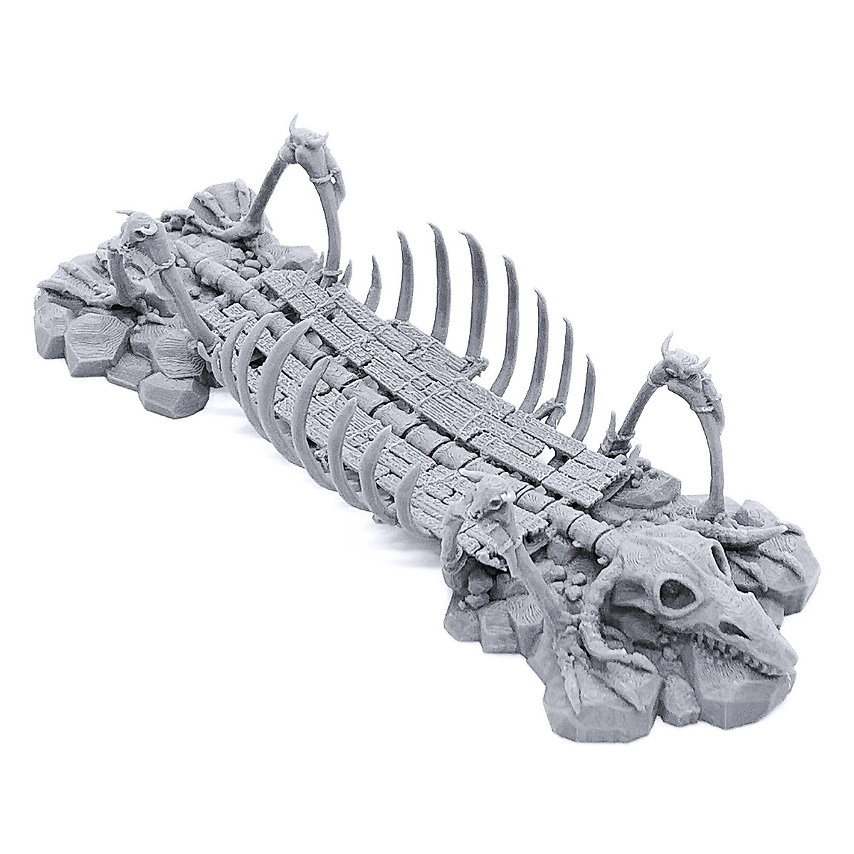 EnderToys Bone Bridge by Printable Scenery, 3D Printed Tabletop RPG Scenery and Wargame Terrain 28mm Miniatures