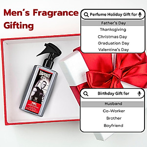 Tapout Fuel Body Spray Perfume for Men – Refreshing Fragrance, 8 oz