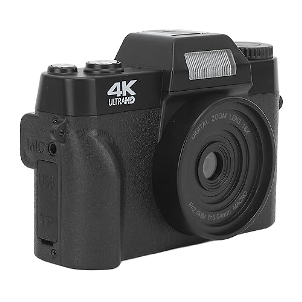 Digital Camera, 4 K 4K Vlogging Camera Autofocus High Definition for Photography