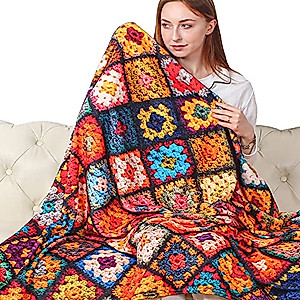 Throw Blanket Mexican Talavera Tile Blankets for Bed Sofa Couch Vintage Turkish Flannel Fleece Throw Blanket for Adults Kids Home Decor Soft Blanket Home Décor
