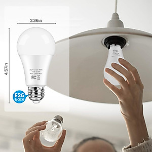 Sheetea 16-Pack LED Light Bulbs, 100 Watt Equivalent Daylight LED Bulbs, 5000K White Light Bulbs E26 Standard Base, A19 LED Bulb 13W 1500LM Super Bright, Non-dimmable