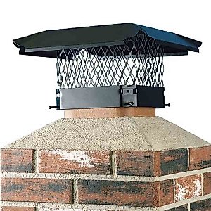 HY-C Single Flue Bolt-On Chimney Cap Size: 9" x 9"