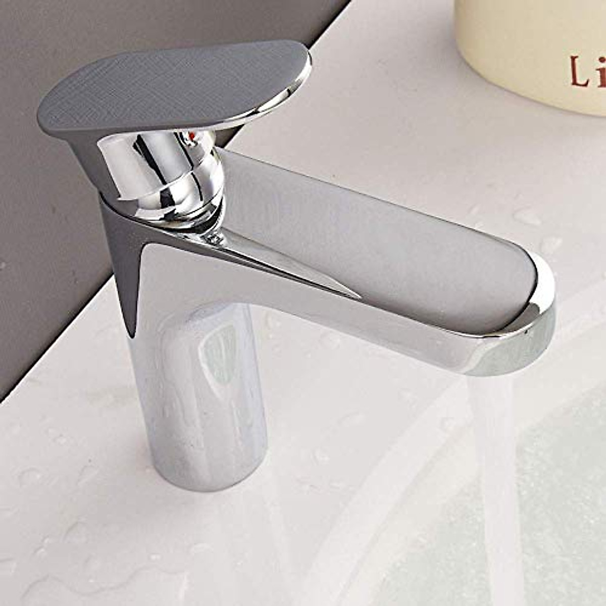 ShiSyan Y-LKUN Basin Faucet Copper Hot and Cold Wash Basin Faucet Household Bathroom Wash Faucet Beautiful Practical