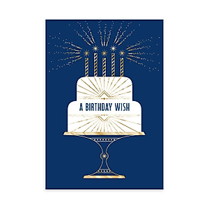 Hallmark Business Bulk 25 Pack Birthday Cards for Employees & Customers (Birthday Wish), 5 x 7 Cards, Message Inside, Envelopes Included