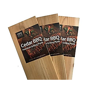 Cedar BBQ Premium Cedar Grilling Planks - 2 Piece Set - 5.5" x 15" - Western Red Cedar - Perfect Smoky Cedar Flavor