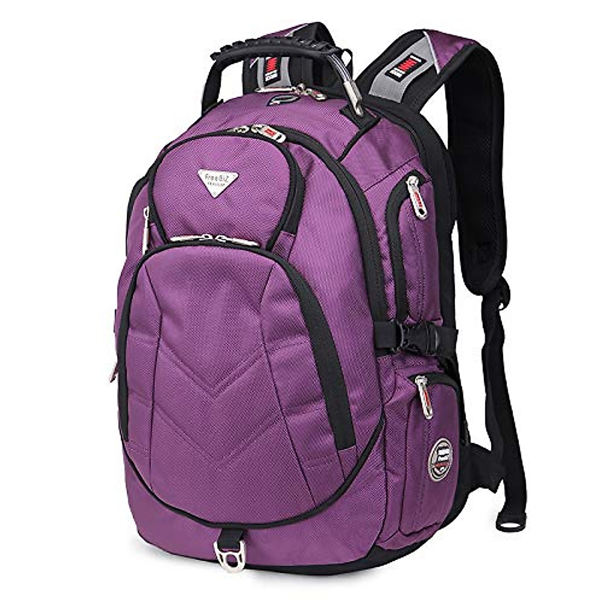 FreeBiz Laptop Backpack 19 Inch, Gaming Laptops Back Pack for 19.5,18, 18.4 Macbook Notebook Computer for Man Woman Purple (19 inches, Purple)