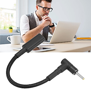 Yoidesu Type C USB - C Female Input to DC Male 2.5x0.7mm Power PD Charge Cable 100W 5A 20V Laptop Charging Adapter