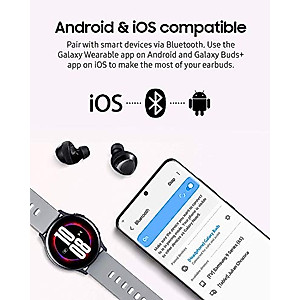Samsung Galaxy Buds+ Plus, True Wireless Earbuds w/Improved Battery and Call Quality (Wireless Charging Case Included), (International Version) (Cloud Blue)