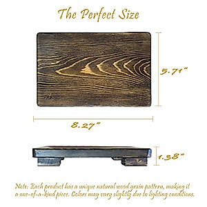 HNQCPCVU Wood Riser, Beautiful Wood Pedestal Stand, Charming Wood Risers for Decor (Rectangle)