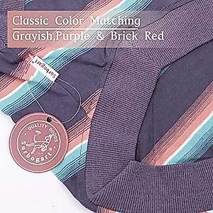 100% Cotton Striped Dog Shirt for Large Dogs, Stretchy Breathable Sleeveless Dog Clothes for Large Dogs, Surbogart by Xobberny Soft Lightweight Cool Pet T Shirt, Golden, 8X-Large