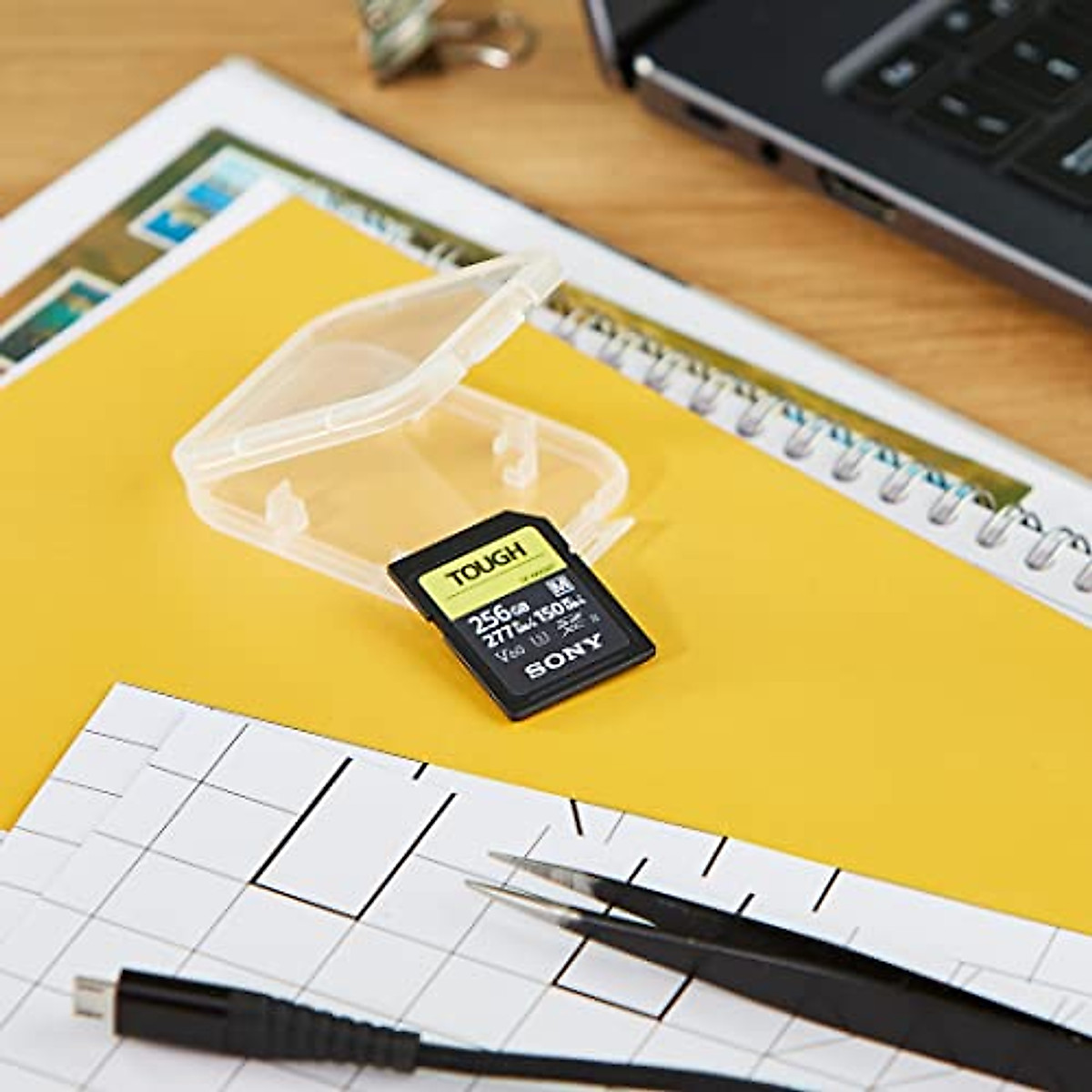 Sony TOUGH-M series SDXC UHS-II Card 256GB, V60, CL10, U3, Max R277MB/S, W150MB/S (SF-M256T/T1), Black