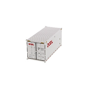 20' Dry Goods Sea Container OOCL White Transport Series 1/50 Model by Diecast Masters 91025 B