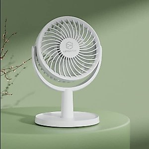 4 Speeds Strong Desk Fan with Elegant Apperance, Personal Portable Mini USB Fan, Quiet, 310 Degree Rotation, Detachable, Easy to Clean, Lightweight, 4 inch, for Bedroom, Desk, Home… B08QTX4K7L