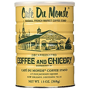 Cafe Du Monde Coffee and Chicory Decaffeinated, 13 Ounce