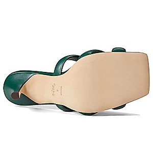 COACH Kellie Leather Sandal Dark Pine 8 B (M)