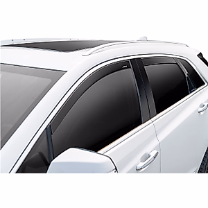 Auto Ventshade [AVS] Low Profile Ventvisor / Rain Guards | Smoke Color, 6 pc | 896002 | Fits 2009 - 2014 Nissan Murano