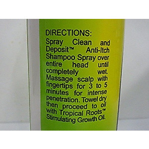 Bronner Brothers Tropical Roots Shampoo Spray, 8 Fl Oz