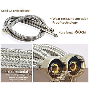 Bathtub Faucet Kitchen Mixer Sink Tap, 360 ° Spin Kitchen Mixer taps, Single Lever Pull Out Sprayer Cold and Hot Water Mixer Faucet, Kitchen Sink Taps