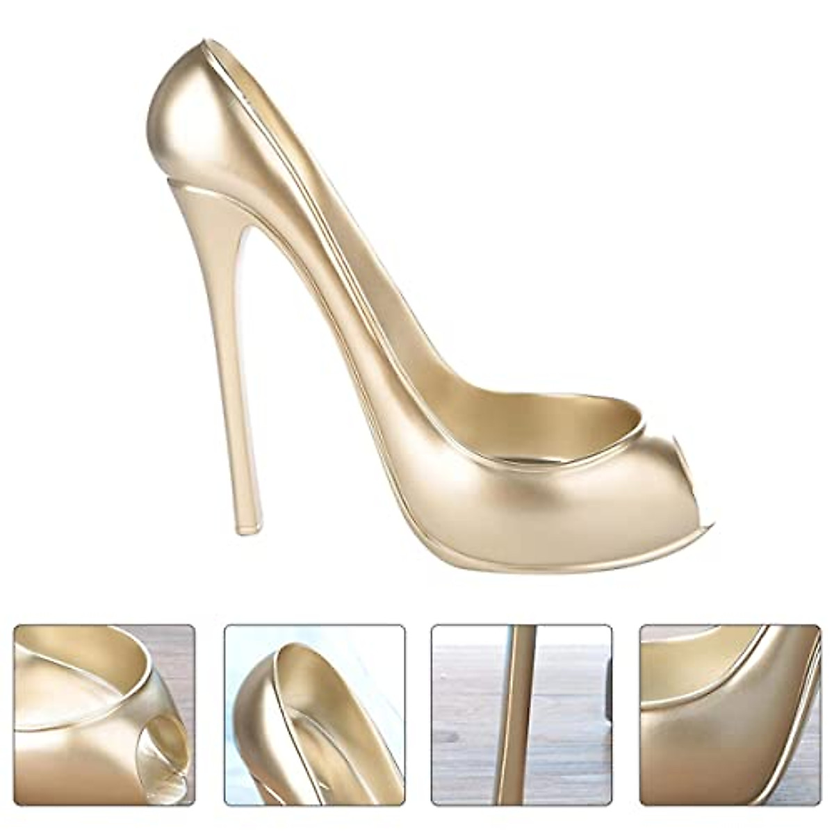 Cabilock Home Decor Champagne Bottle Display Rack 2 Pack High Heel Single Heel Wine Bottle Holder Single Wine Display Stand Champagne Heel Holder Wine Holder: Heel Single Wine Heel Holder Wine Fridge