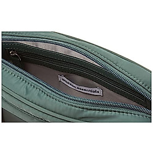 Amazon Essentials womens Seeca crossbody bag, Deep Green, One size US