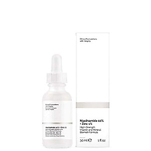 Niacinamide 10% + Zinc 1% Serum for Face - Pore Reducer + USA Skin Care (30ml)
