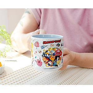 Adventure Time Characters Single Stackable Ceramic Mug | Coffee Cup For Tea, Espresso, Cocoa | Holds 13 Ounces