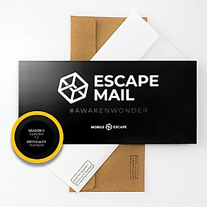 Escape Mail - Escape Room Game | Escape Room Kit, Family Escape Room Game | Ages 15+, 1-4 Players | Mail Game | DIY Escape Room | Fun Adults & Teens Mystery Game - Standard - Episodes 1 & 2