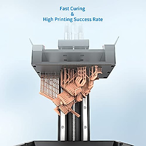 BIQU Standard Resin, 3D Printer Resin LCD Fast UV-Curing Resin 405nm Photopolymer Resin High Precision Low Odor for DLP/LCD 3D Printing (Beige 1000G)