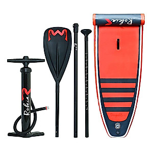 Rokia R SUP Inflatable Stand Up Paddle Board | Youth Paddle Board iSUP for Fitness&Yoga&Fishing on Flat Water