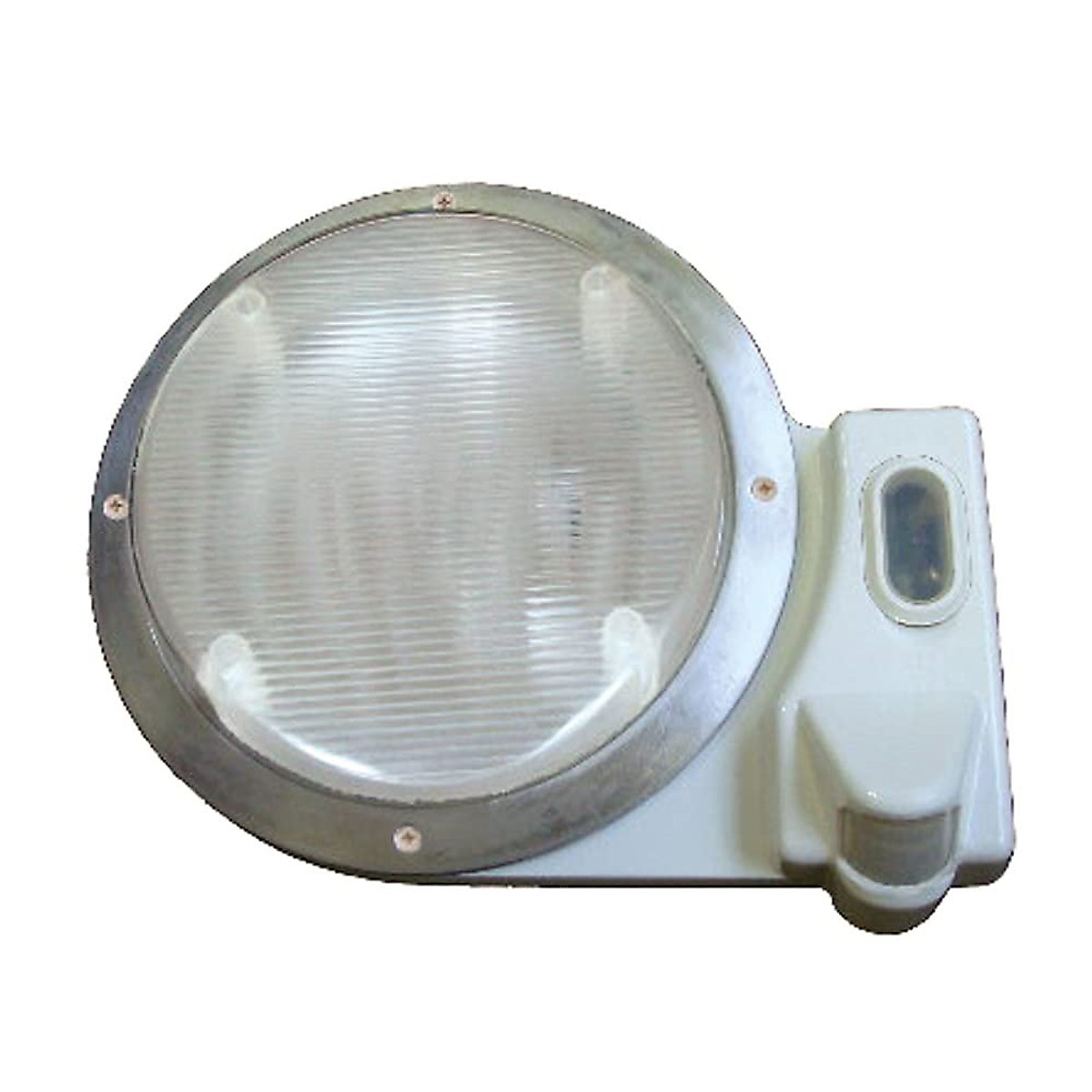 Starlights SL-2000 Smart Light 2000 12-Volt Round Exterior Motion Light, White