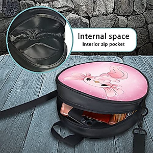 Upetstory Cute Axolotl Purse Small Crossbody Shoulder Bag Round Circle Bags Mini Backpack Purses Clutch Handbag for Women Teen Girls Travel Holiday Picnic Hiking Cycling