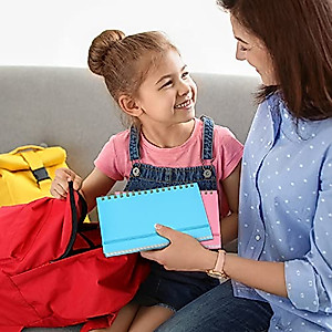 EOOUT 4 Pack Hardcover Spiral Notebook, Journal for Women, College Ruled, 80 Sheets/160 Pages, 5.83" x 8.5", for Work, School, Gifts (Candy Colors)