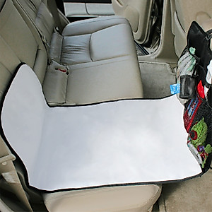 J.L. Childress Pockets 'N Pad Portable Diaper Changing Station for Your Car - Detachable, Foldable, Extra-Large, Extra-Long Changing Pad for Travel, 36" x 18" - Storage Pockets- Black