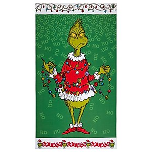 Robert Kaufman Kaufman How The Grinch Stole Christmas 24'' Panel Fabric, Holiday