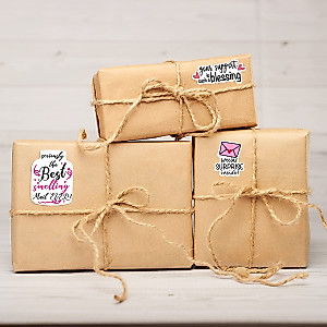 Seriously The Best Smelling Mail Ever Stickers,Thank You Stickers,Handmade Stickers,Small Shop Stickers,Envelopes Stickers for Small Business, Online Retailers,Handmade Goods,500 Labels Per Roll