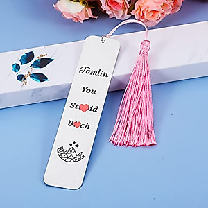 ACOTAR Bookmark for Women A Court of Thorns and Roses Merchandise Tamlin You Stupid Bit Book Mark for Acotar Fans Book Lovers Reader Birthday Christmas Inspirational Gift for Female Male Friends