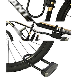 DULASP Locks Bicycle U Lock MTB Road Bike Wheel Lock Strong Safety Motorcycle Scooter Cycling Lock Bicycle Accessories Anti-Theft Protection