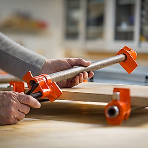 PONY 2-Pack 50 Wood Gluing Pipe Clamp Fixture for 3/4 Inch Black Pipe