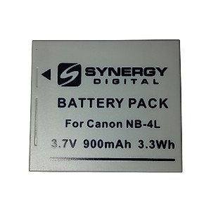Synergy Digital Camera Battery, Works with Canon PowerShot ELPH 330 HS Digital Camera, (li-ion, 3.7V, 900 mAh) Ultra Hi-Capacity Battery
