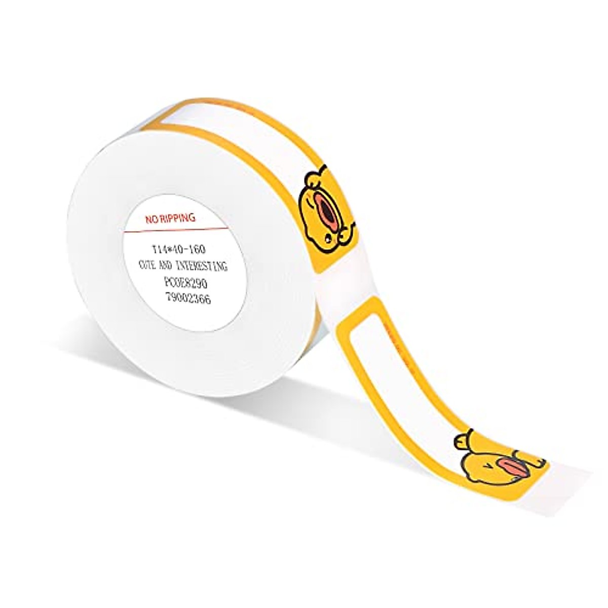 Label Maker Tape, Adapted Label Printer Paper, Standard Self-Adhesive Labeling Tape Address Labels Replacement, Office Custom Stickers for D11/D110 Label Maker, 14x40mm (0.55" x1.57")