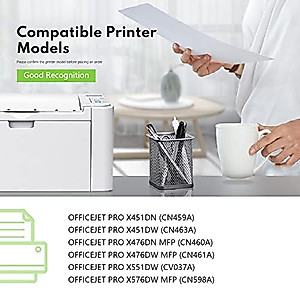 971XL Yellow PageWide Cartridge - Dohn 1 Pack 971XL CN628AM Ink Cartridge Replacement for HP 971 971XL Works with OfficeJet Pro X451 X476 X551 X576 Printer