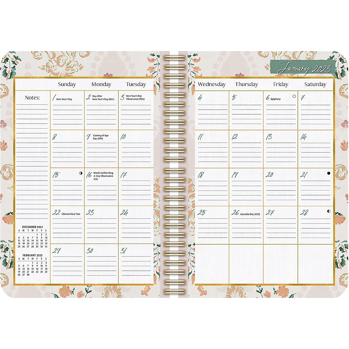 LANG PATINA VIE 2023 SPIRAL ENGAGEMENT PLANNER (23991011111)