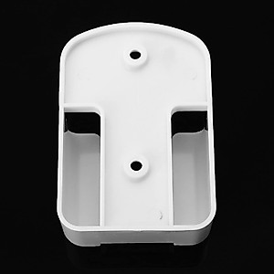 MGGi 2 Pack Remote Control Holder Rack Wall Mounted Air Condition TV Remote Storage Box Organizer, Wall-Mounted Organizer Self Adhesive Media Storage Box Case for Air Conditioner Controller - White