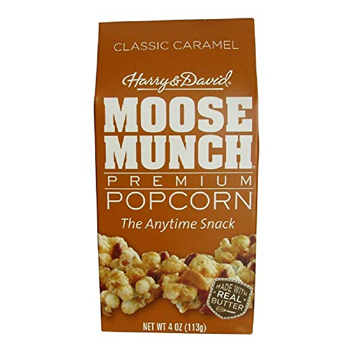 Harry and David Moose Munch Premium Popcorn - Classic Caramel - 4.5 Oz Box