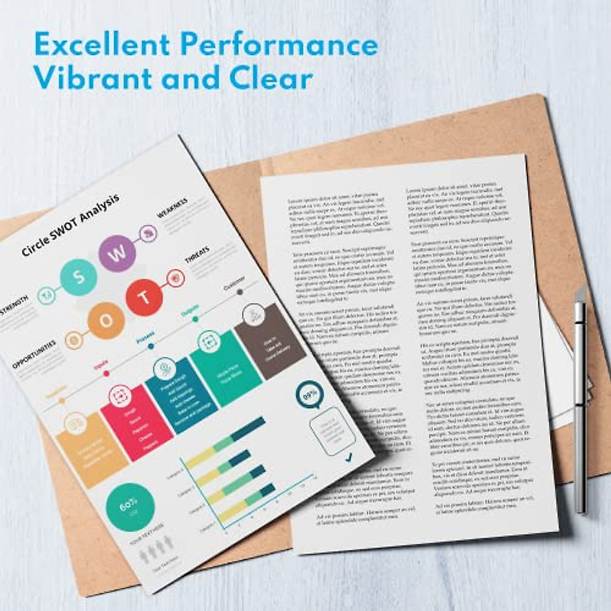 972A Ink Cartridges (4-Pack, Black/Cyan/Magenta/Yellow) - Owrd Compatible 972A Toner Set Replacement for HP PageWide Pro 452 Series, 477 Series, 552dw, 577 Series