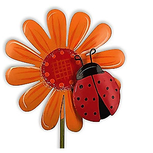 Sunset Vista Designs 93278 Country Garden Plant Picks, Ladybug/Flower