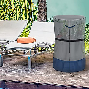 Pacific Cool Bar Cover Outdoor Patio Furniture Cover and Hot Tub Side Table Cover with 7.5 Gallon Beer and Wine Cooler Size: 20"x24"