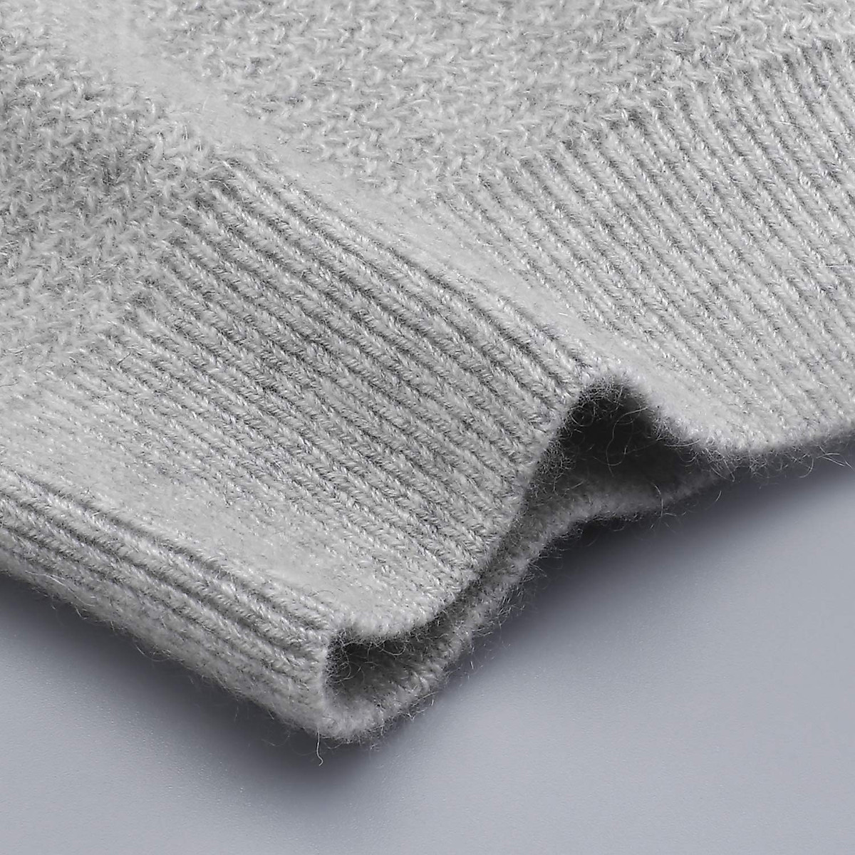 WaySoft Pure 100% Cashmere Beanie for Women in a Gift Box, Oversized Women Beanie Hat, Bring Warm and Luxury to Your Loved Ones, Perfect (Grey)