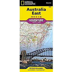 Australia East Map (National Geographic Adventure Map, 3502)