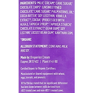 Alden's, Organic Chocolate Chocolate Chip Ice Cream, 48 oz (Frozen)